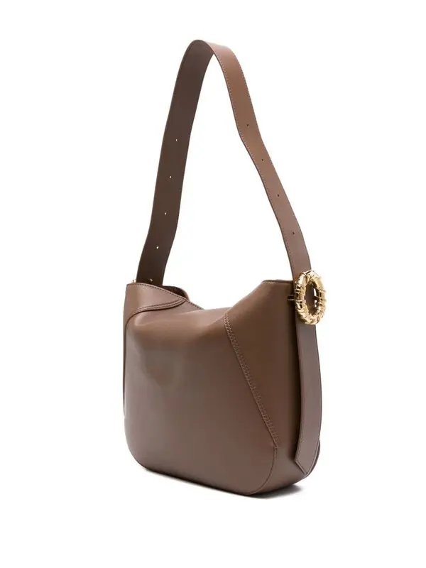 LANVIN Melodie Leather Shoulder Bag - Brown
