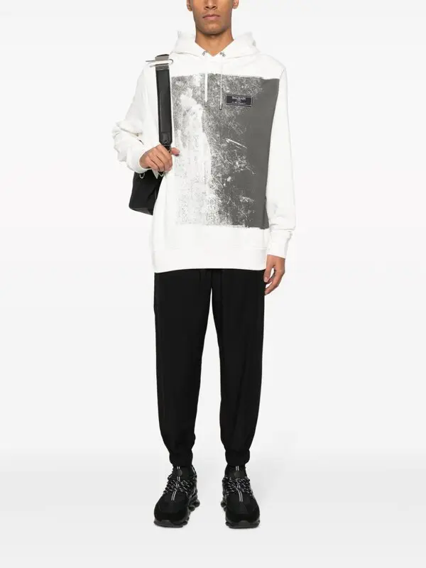 Balmain Jolie Madame Cotton Hoodie - White