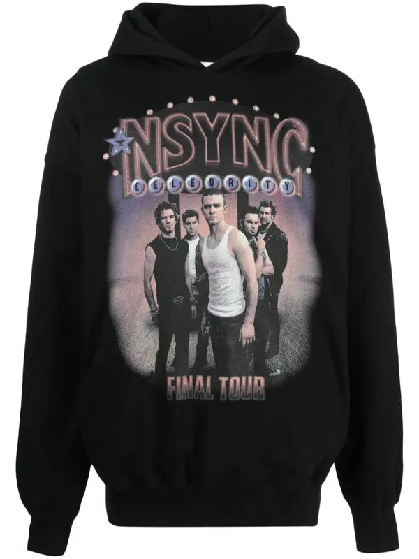 1989 STUDIO Nsync Graphic Print Hoodie