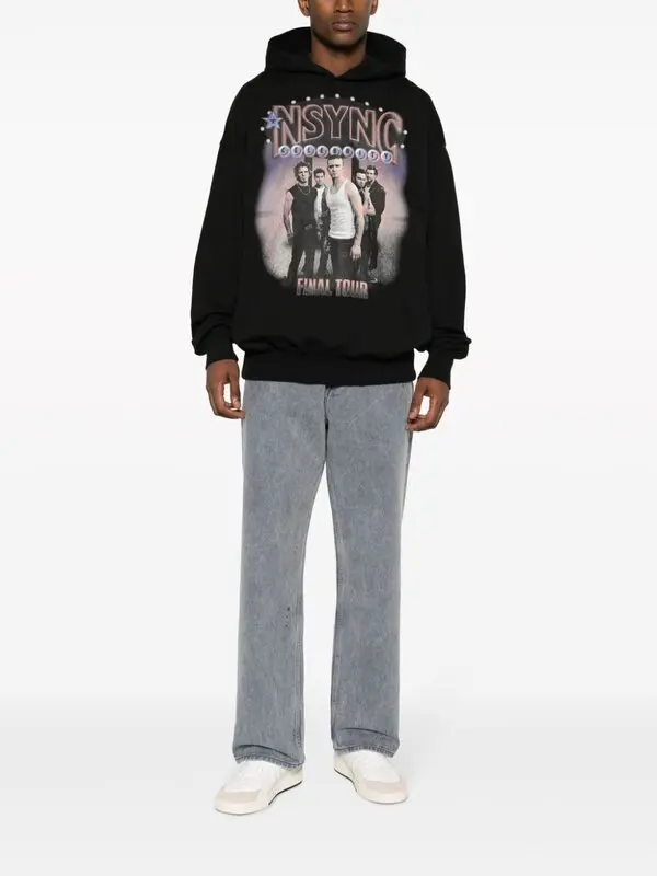 1989 STUDIO Nsync Graphic Print Hoodie