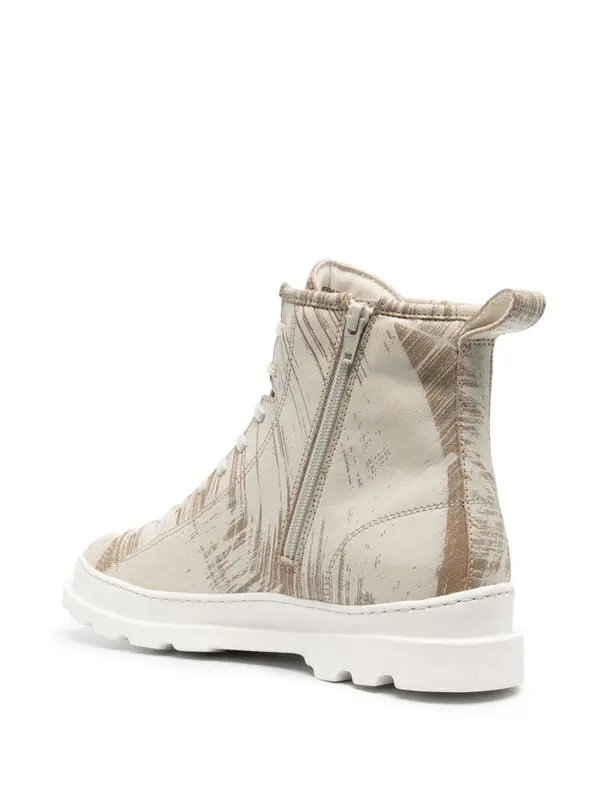 Camper Brutus Leather Biker Boots