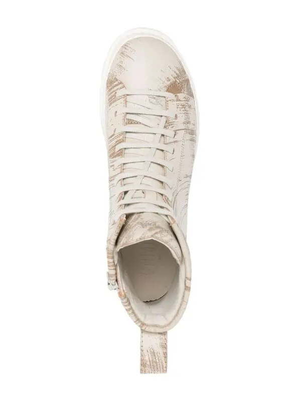 Camper Brutus Leather Biker Boots