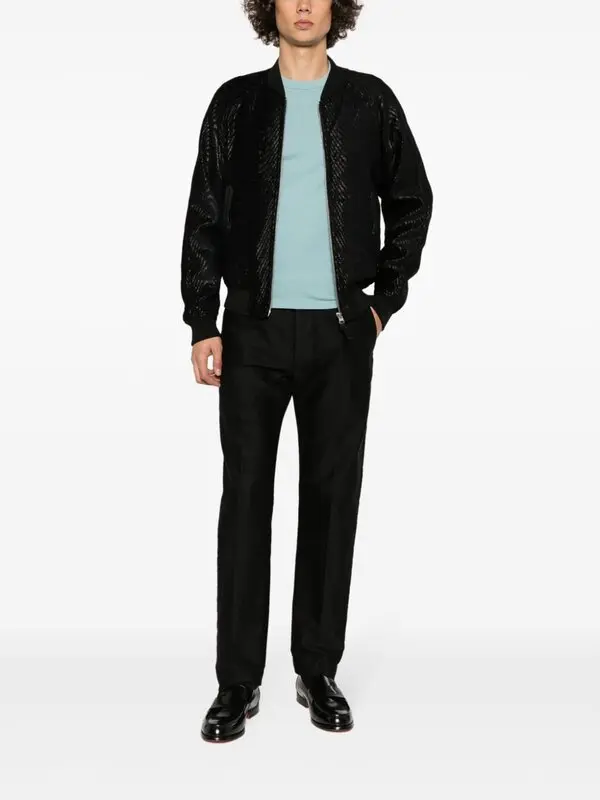 TOM FORD Wave Jacquard Bomber Jacket