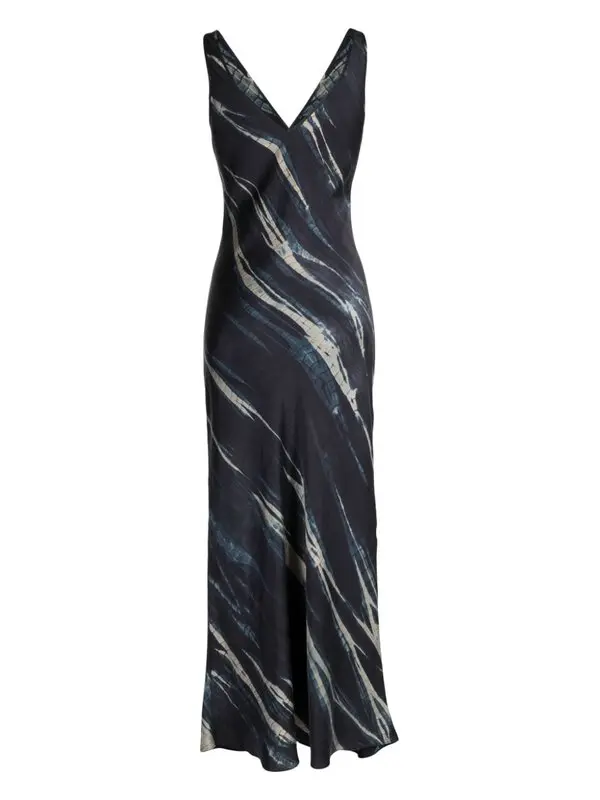 Voz Double V Bias Sleeveless Dress