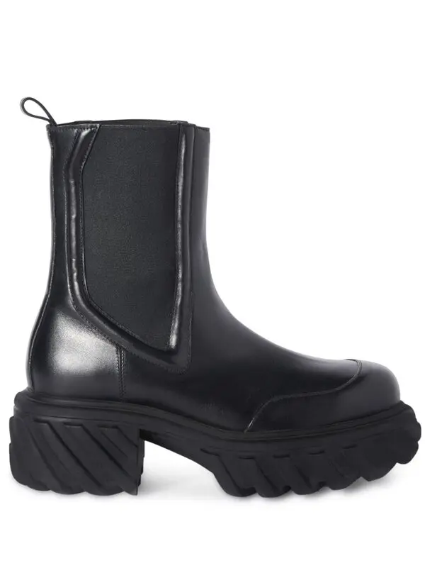 Off-White Tractor Leather Boots