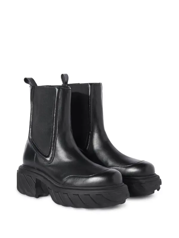 Off-White Tractor Leather Boots