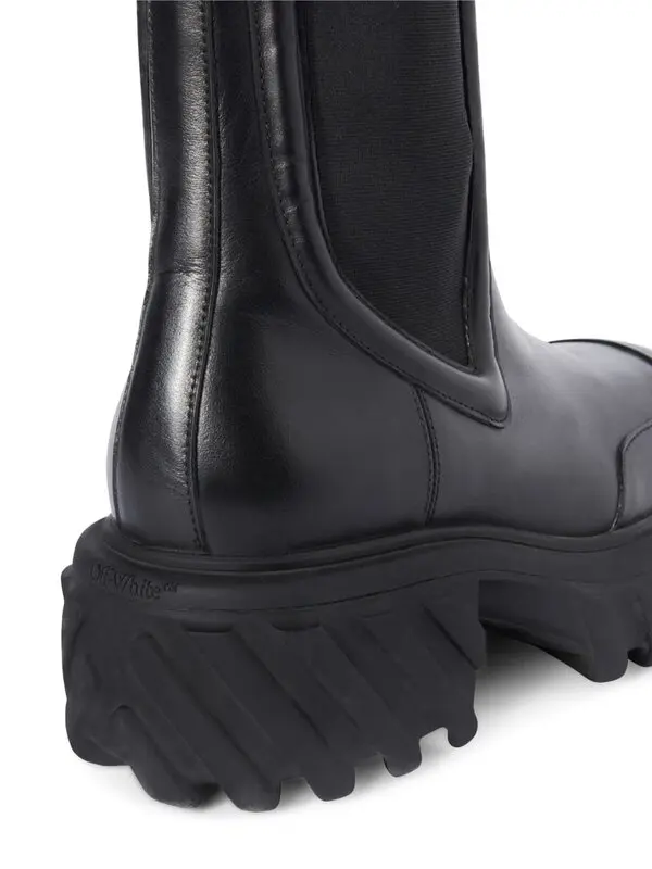 Off-White Tractor Leather Boots