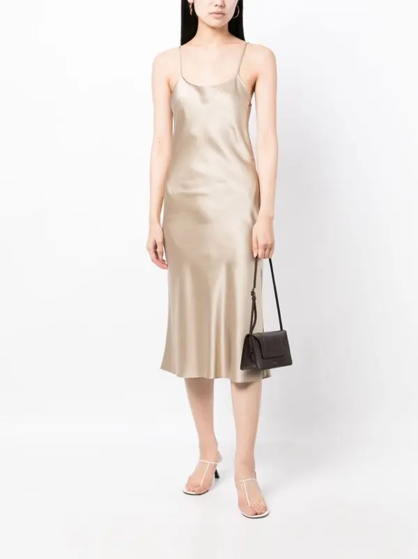 Voz Scoop Neck Sleeveless Dress - Neutrals