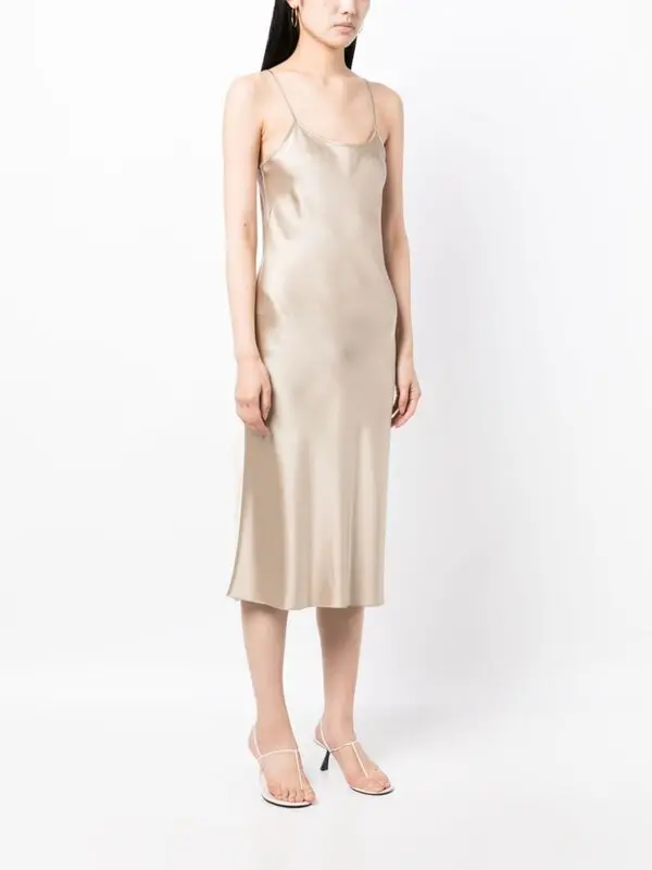 Voz Scoop Neck Sleeveless Dress - Neutrals