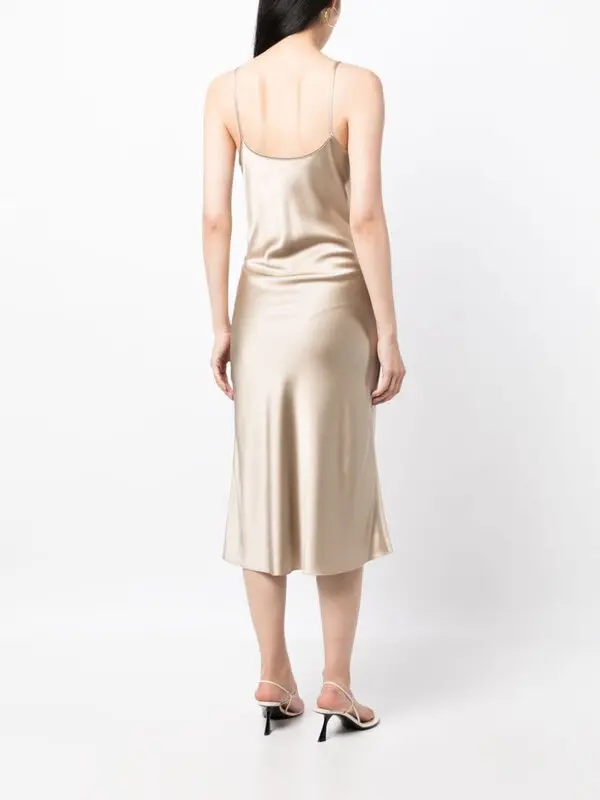 Voz Scoop Neck Sleeveless Dress - Neutrals