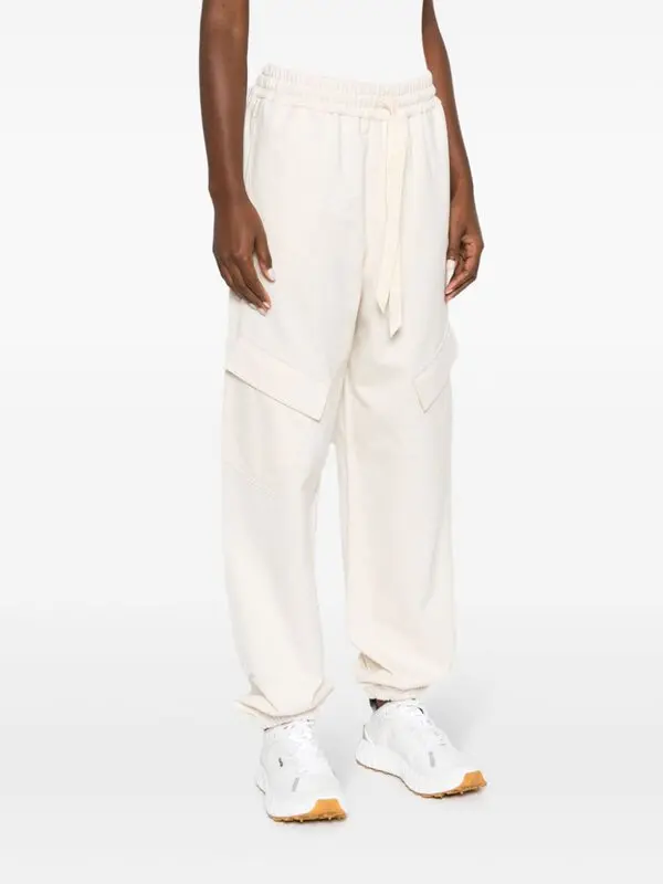 JIL SANDER Drawstring-waist Cotton Track Pants