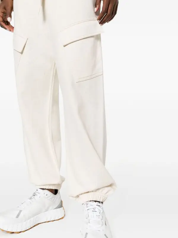 JIL SANDER Drawstring-waist Cotton Track Pants