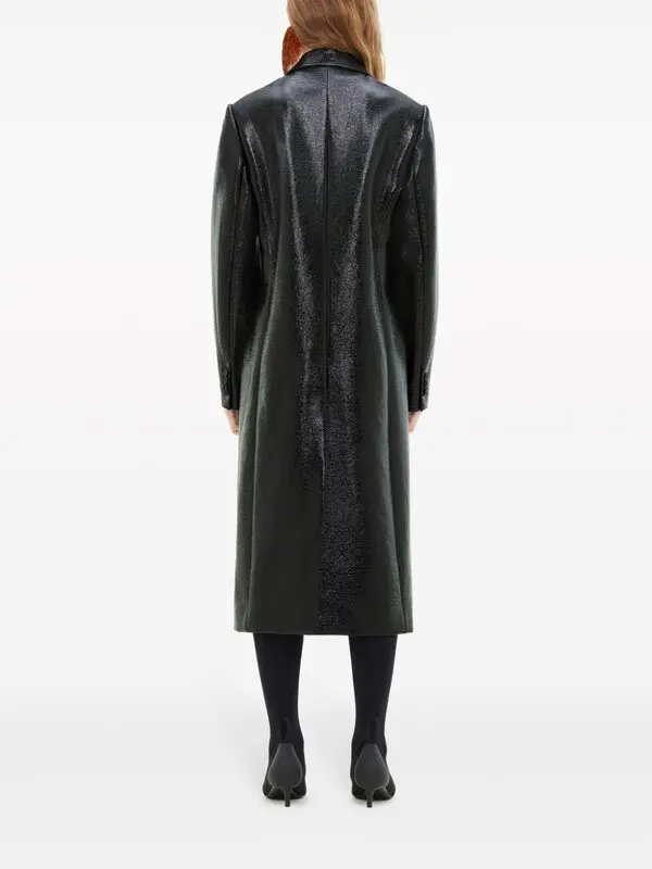 COURREGES Vinyl Mid-length Trench Coat