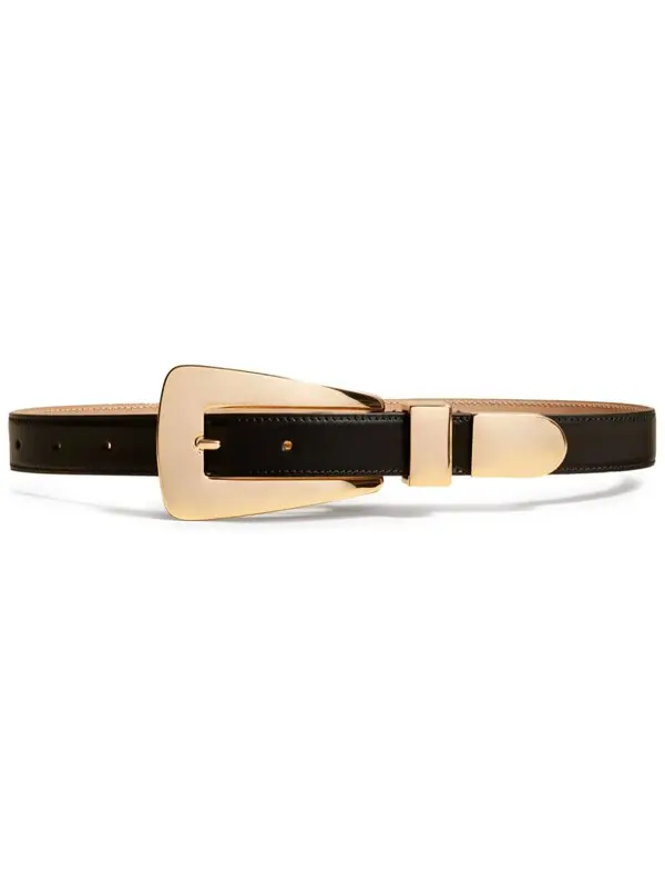 Khaite The Lucca Leather Belt - Black