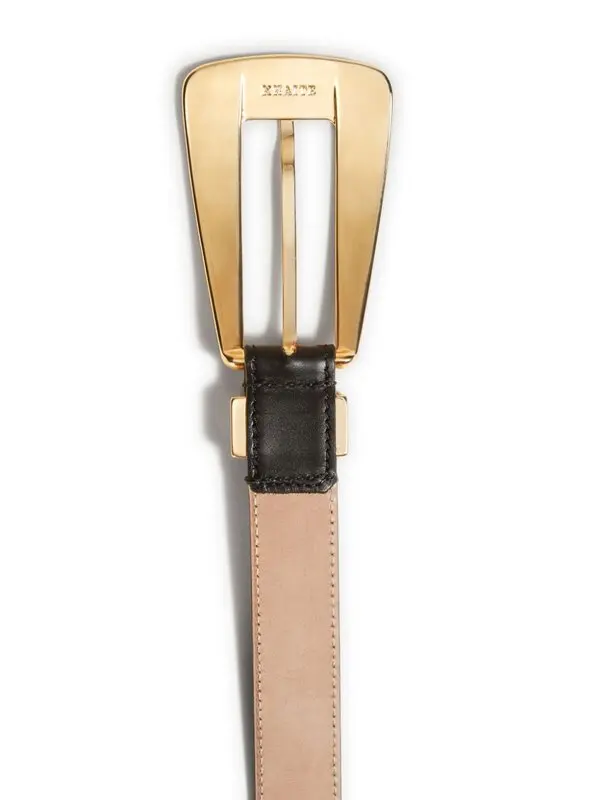 Khaite The Lucca Leather Belt - Black