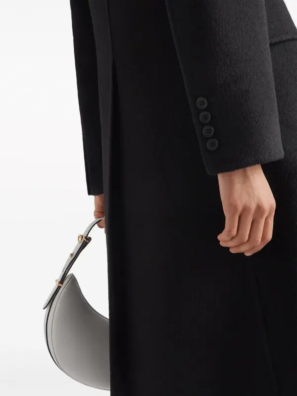 Prada Single-breasted Cashgora Coat