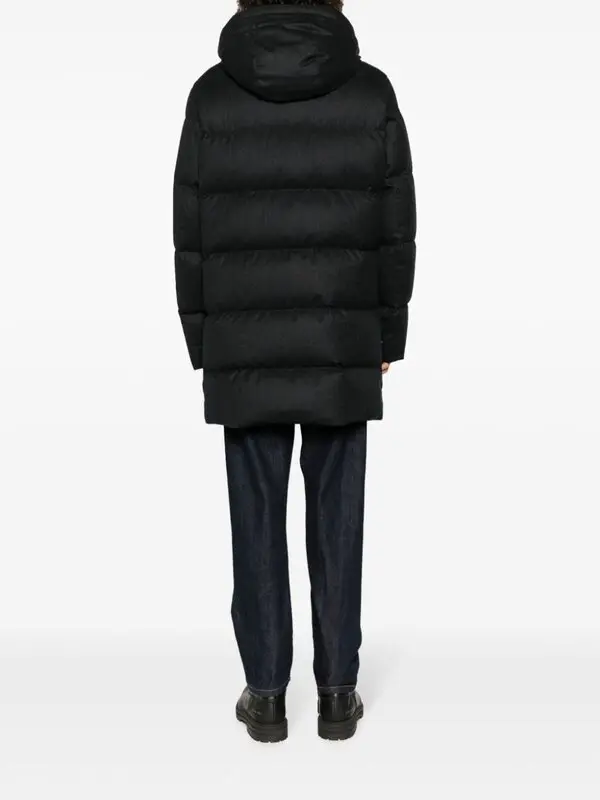Woolrich Detachable-hood Quilted Padded Coat