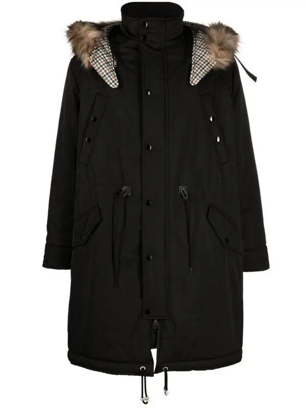 Kenzo Faux-fur-detailed Hooded Coat