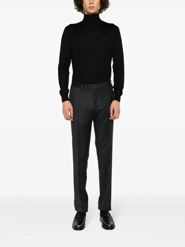 BALLANTYNE Roll-neck Fine-knit Jumper - Black