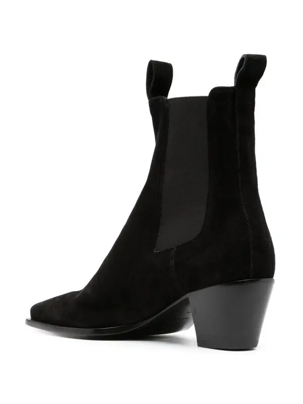 TOTEME 50mm The City Cowboy Boots - Black