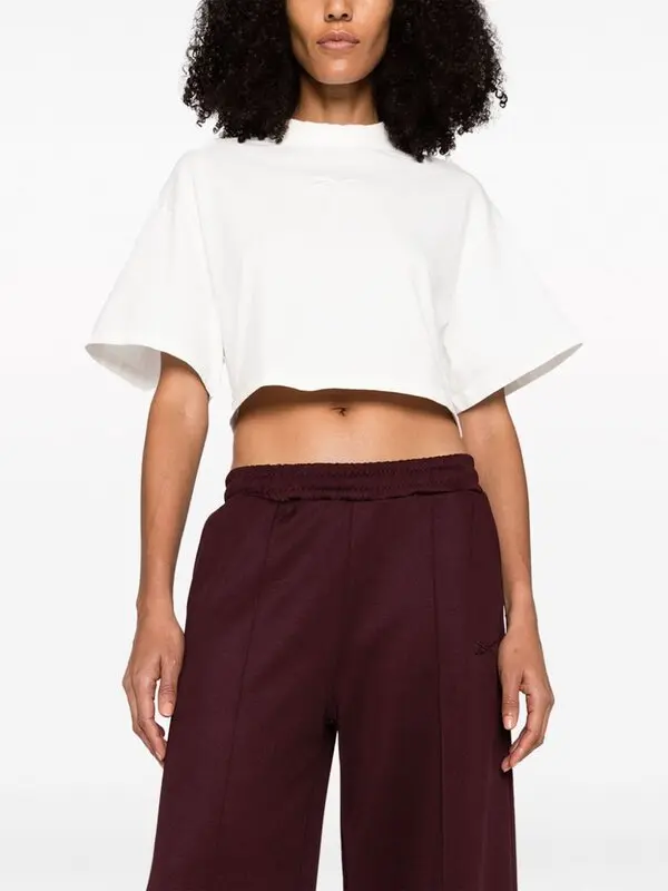 REEBOK Vector Cropped T-shirt - White