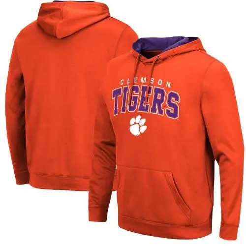 COLOSSEUM Clemson Tigers Resistance Pullover Hoodie
