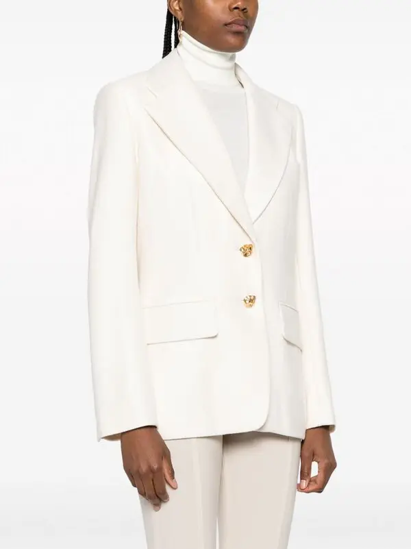 Chloé Embossed-button Single-breasted Blazer