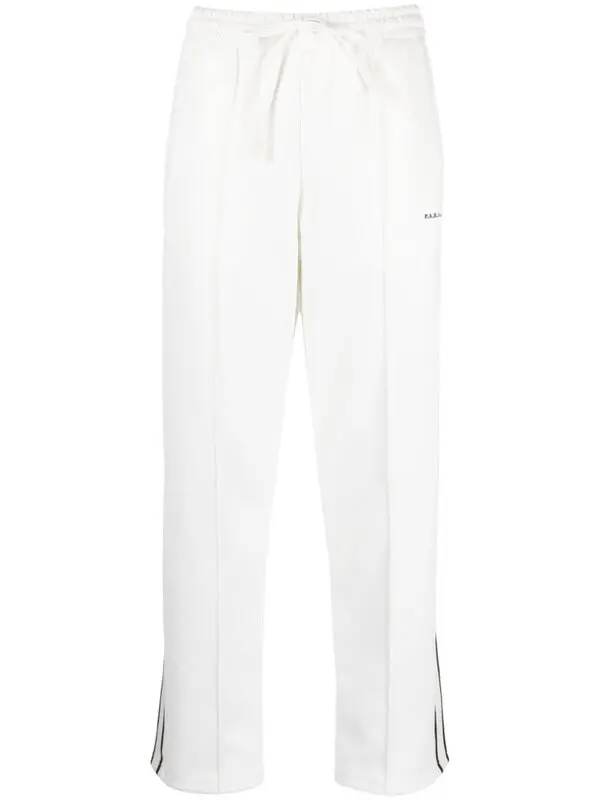 P.a.r.o.s.h Logo-embroidered Striped Track Pants