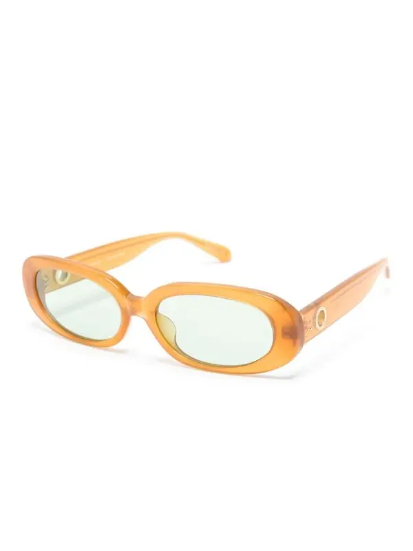 Linda Farrow Cara Oval-frame Sunglasses