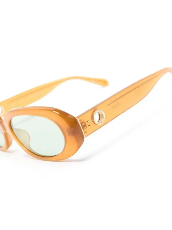 Linda Farrow Cara Oval-frame Sunglasses