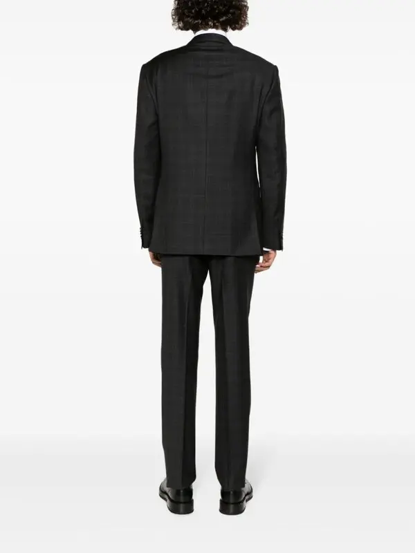 Corneliani Checked Single-breasted Suit