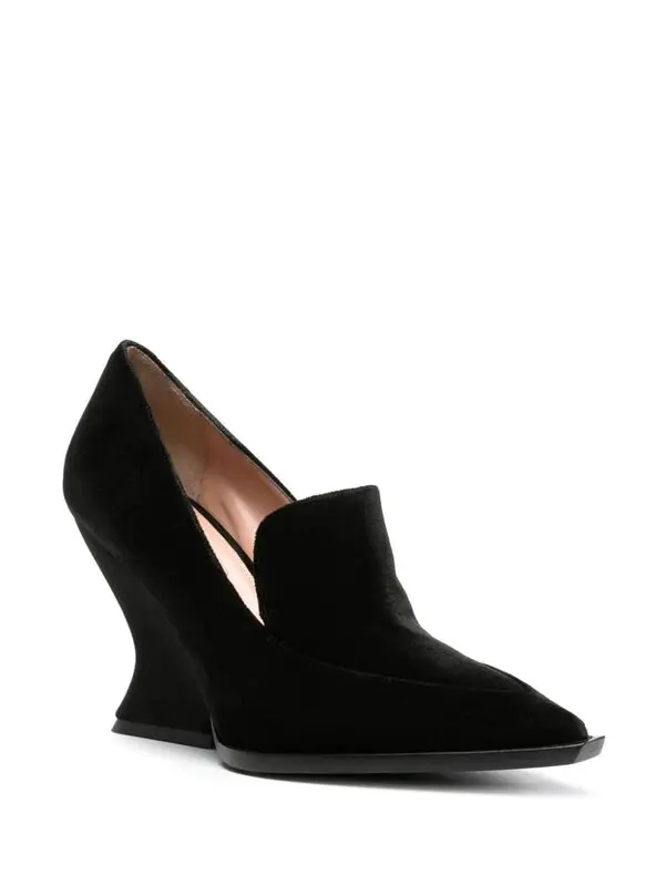 Alberta Ferretti Sculpted Heel Pumps
