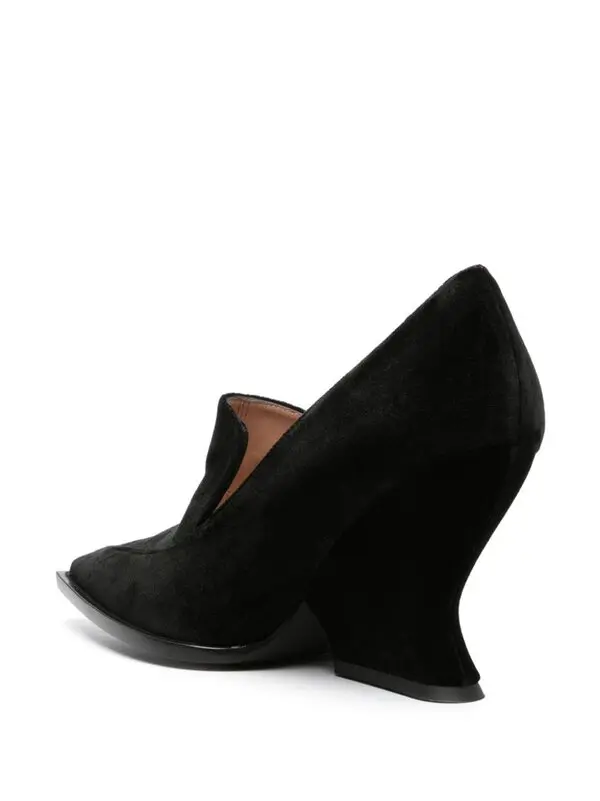 Alberta Ferretti Sculpted Heel Pumps