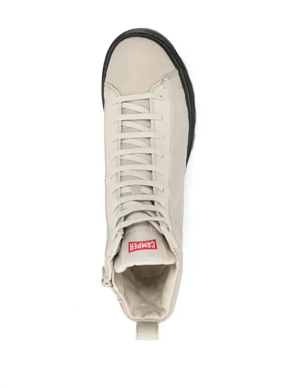 Camper Brutus Lace-up Boots - Neutrals