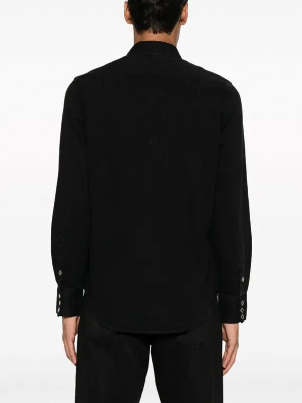 Ralph Lauren Button-up Cotton Shirt - Black