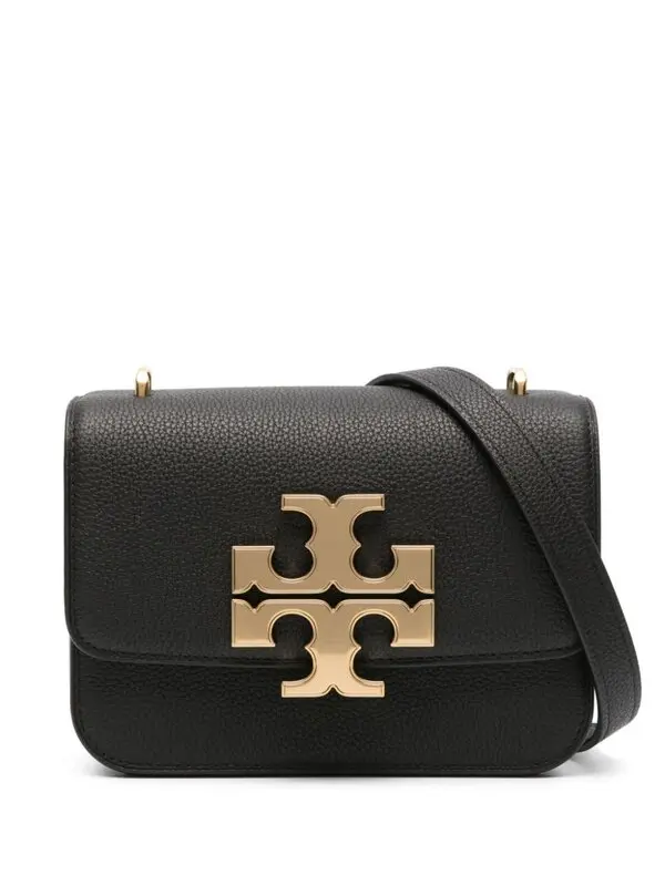 Tory Burch Logo-plaque Leather Crossbody Bag - Black