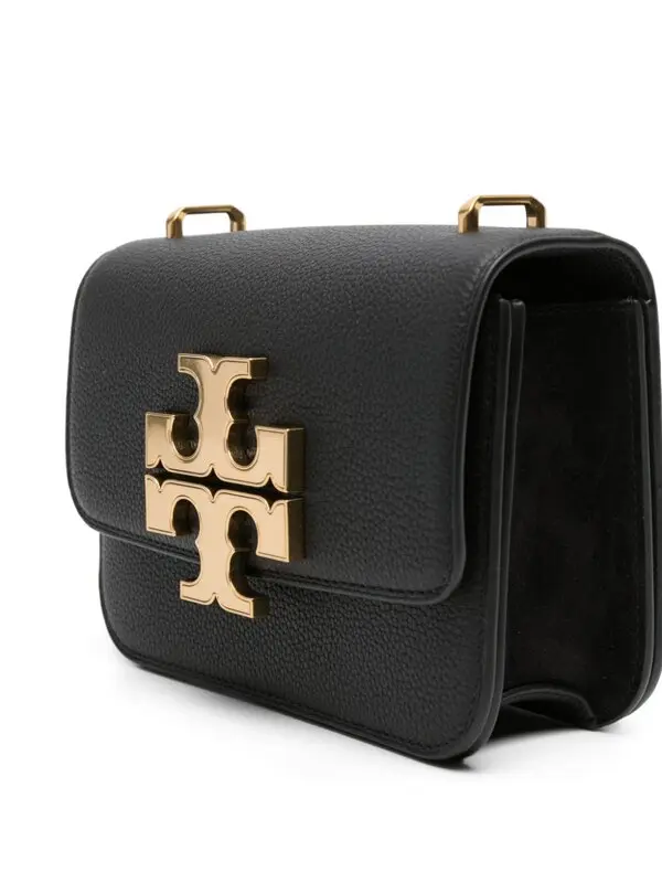 Tory Burch Logo-plaque Leather Crossbody Bag - Black