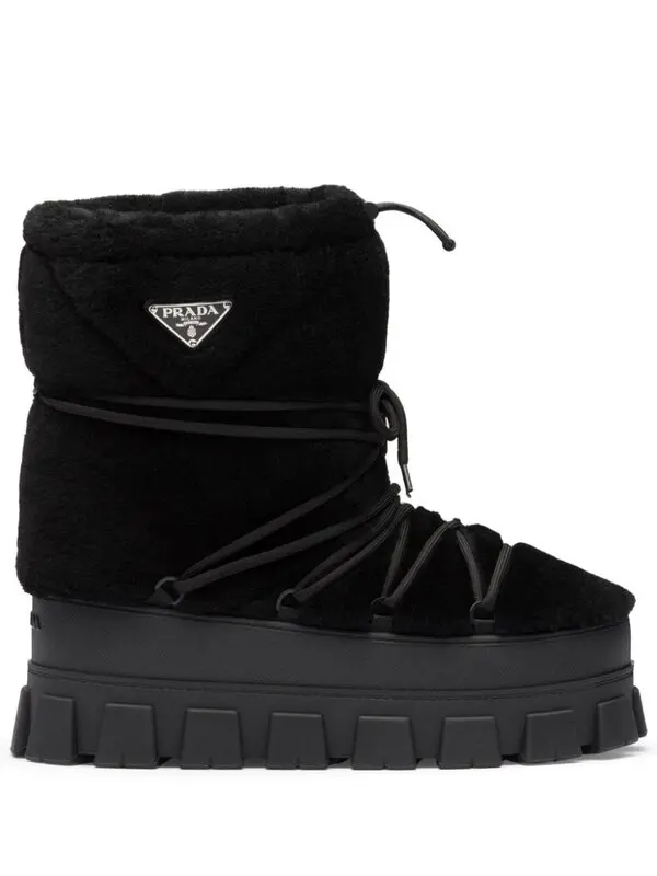 Prada Shearling Après-ski Boots