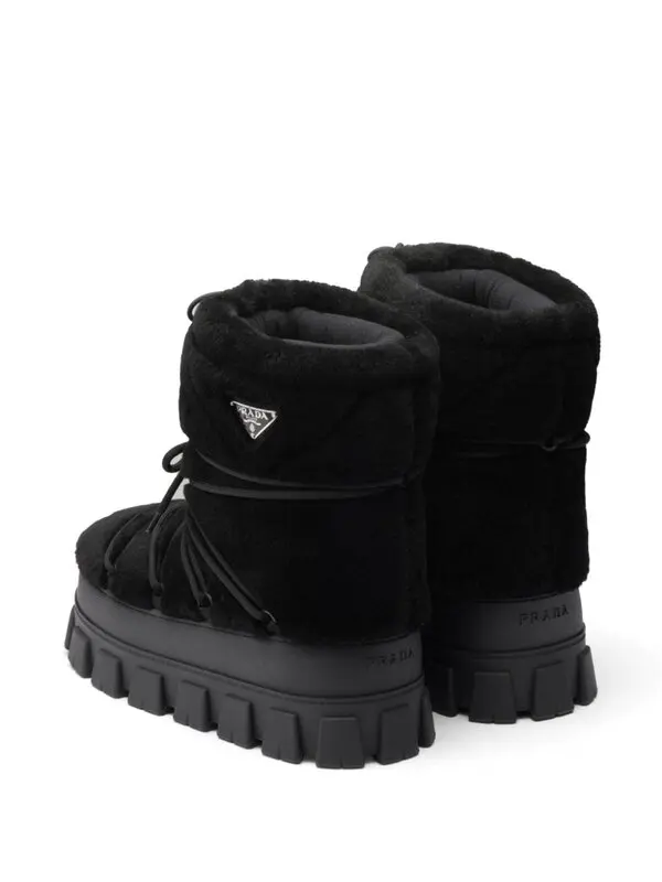 Prada Shearling Après-ski Boots