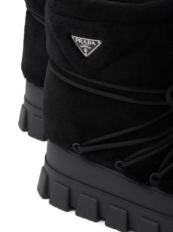 Prada Shearling Après-ski Boots