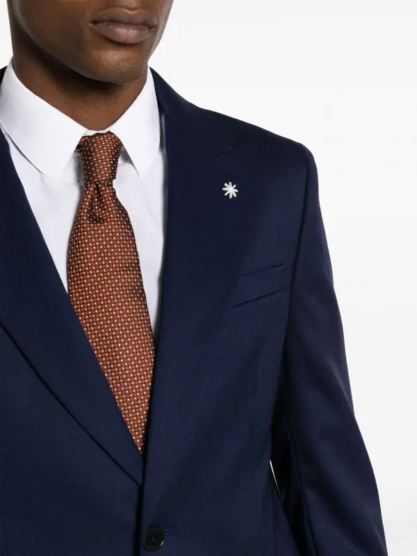 MANUEL RITZ Peak-lapels Single-breasted Suit