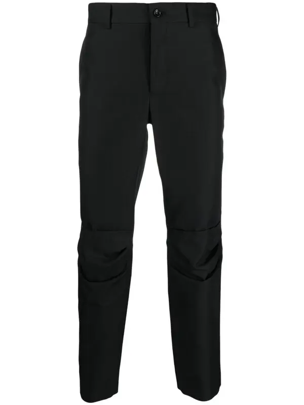 Comme Des Garçons Mid-rise Tapered Trousers