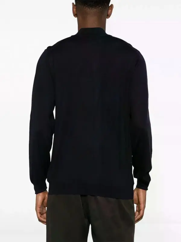 Fedeli Zip-up Wool Cardigan