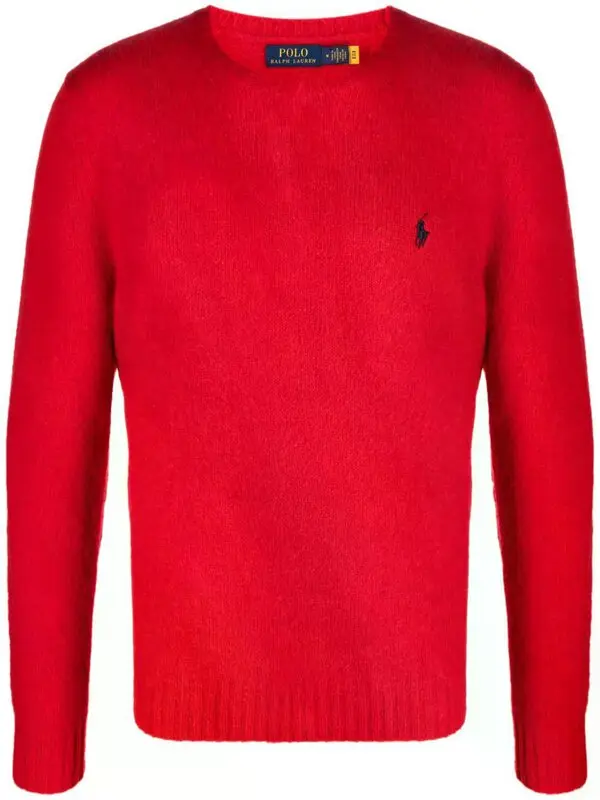 Polo Ralph Lauren Polo Pony Crew-neck Jumper - Red