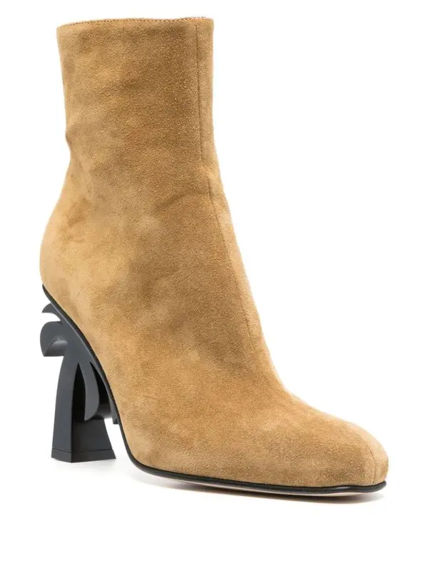 Palm Angels Palm-heel 105mm Suede Boots