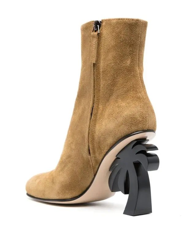 Palm Angels Palm-heel 105mm Suede Boots