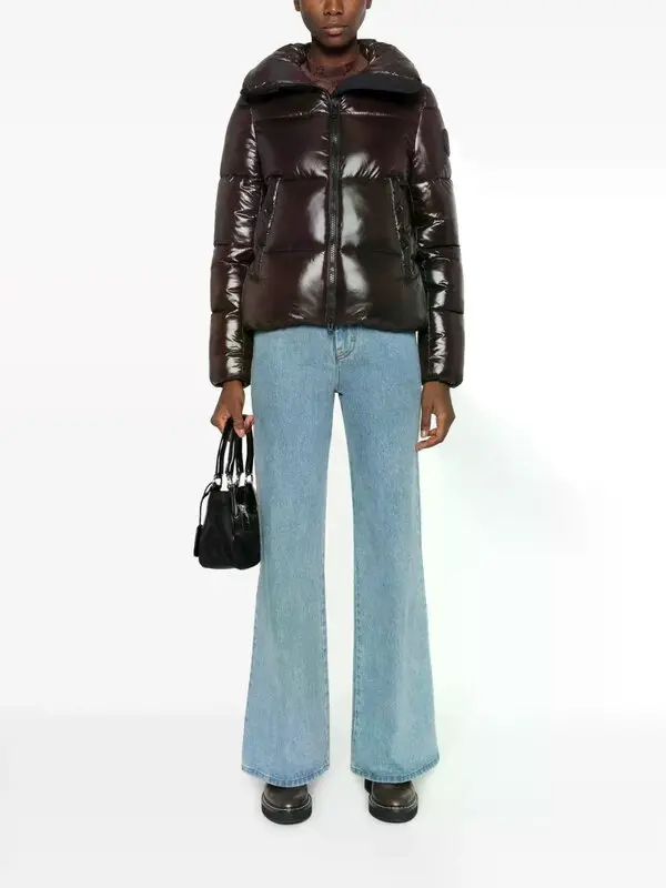 SAVE THE DUCK Logo-patch Padded Puffer Jacket