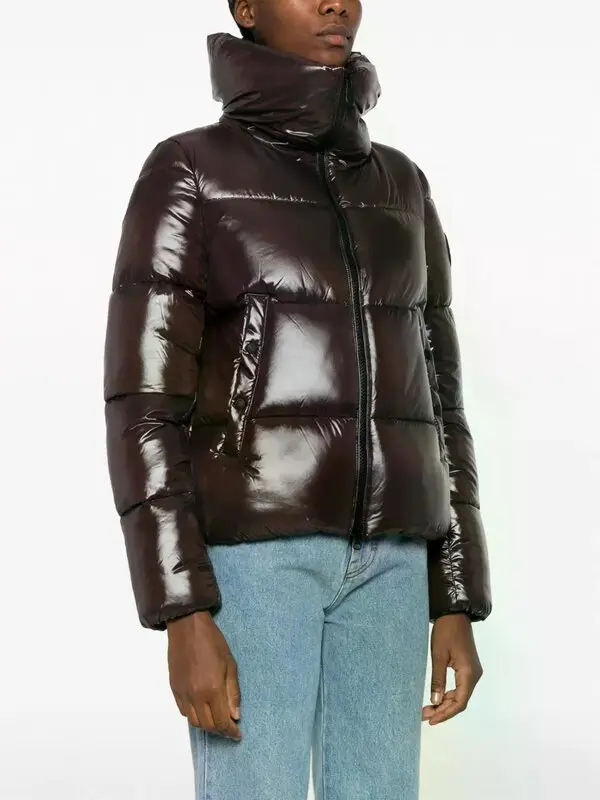 SAVE THE DUCK Logo-patch Padded Puffer Jacket