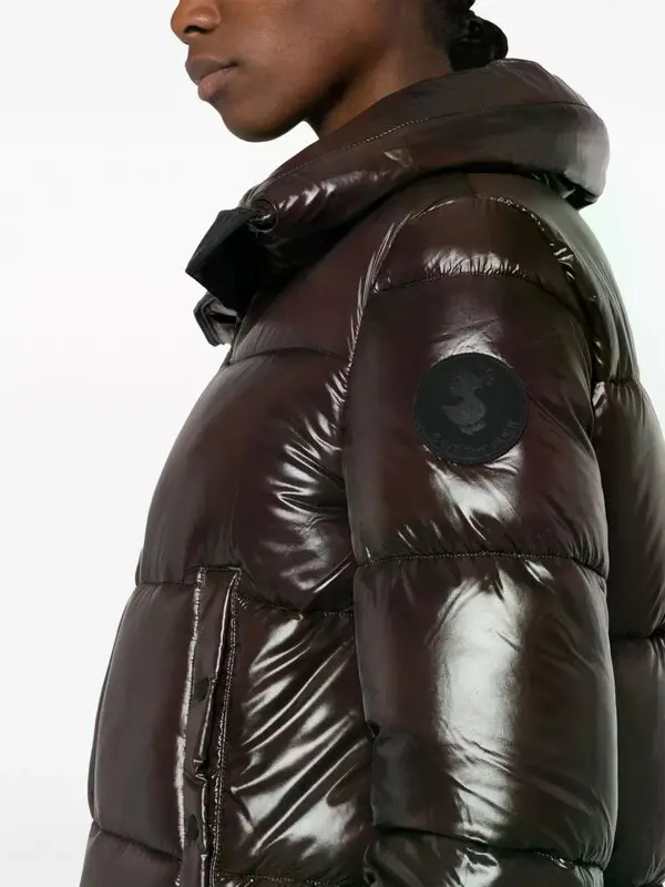SAVE THE DUCK Logo-patch Padded Puffer Jacket
