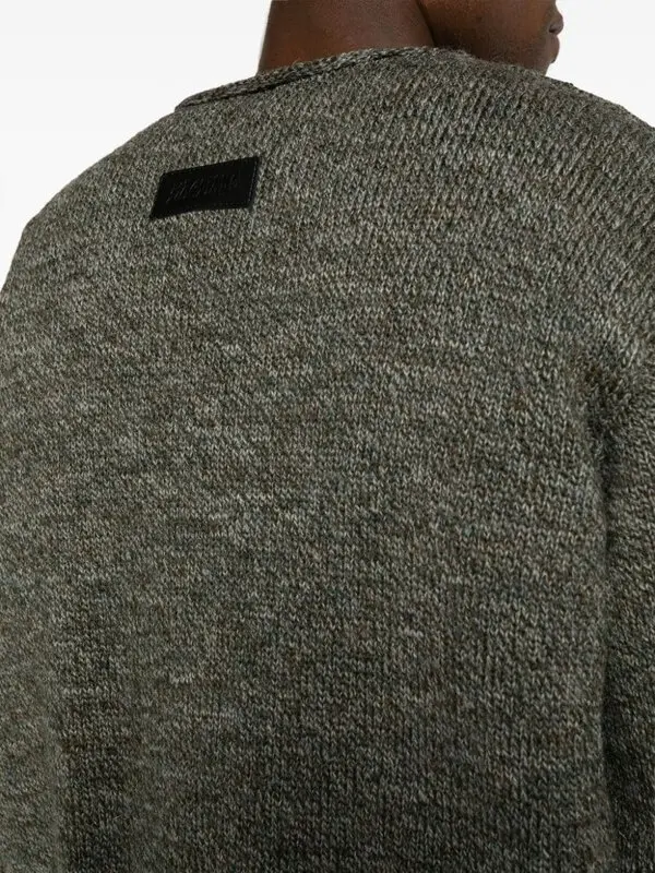 MAGLIANO V-neck Zip-up Wool Cardigan